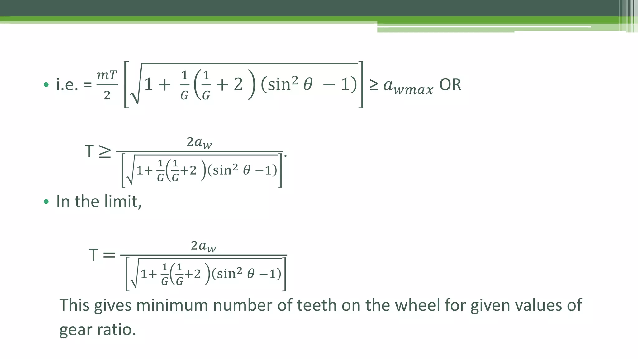 Kinematics of machine_Centre distance variation | PPT
