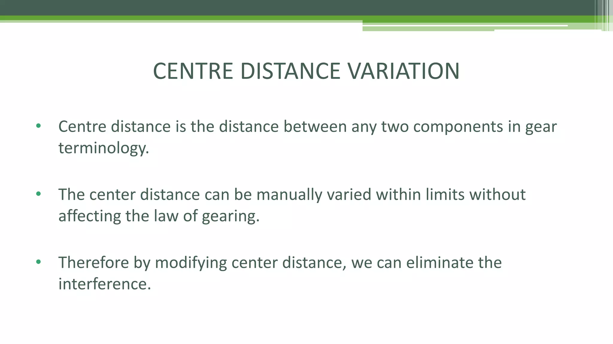 Kinematics of machine_Centre distance variation | PPT