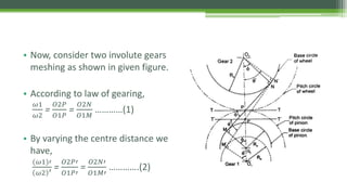 Kinematics of machine_Centre distance variation | PPT