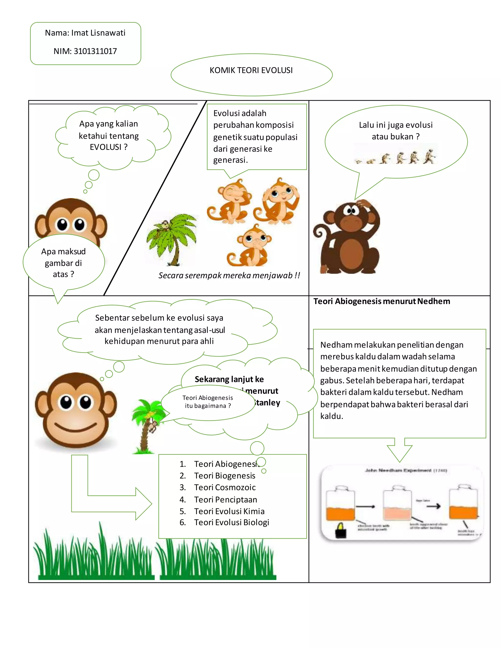 Komik evolusi | DOCX