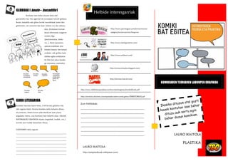 Komikiaren teoriaren laburpen grafikoa triptikoa | PPT