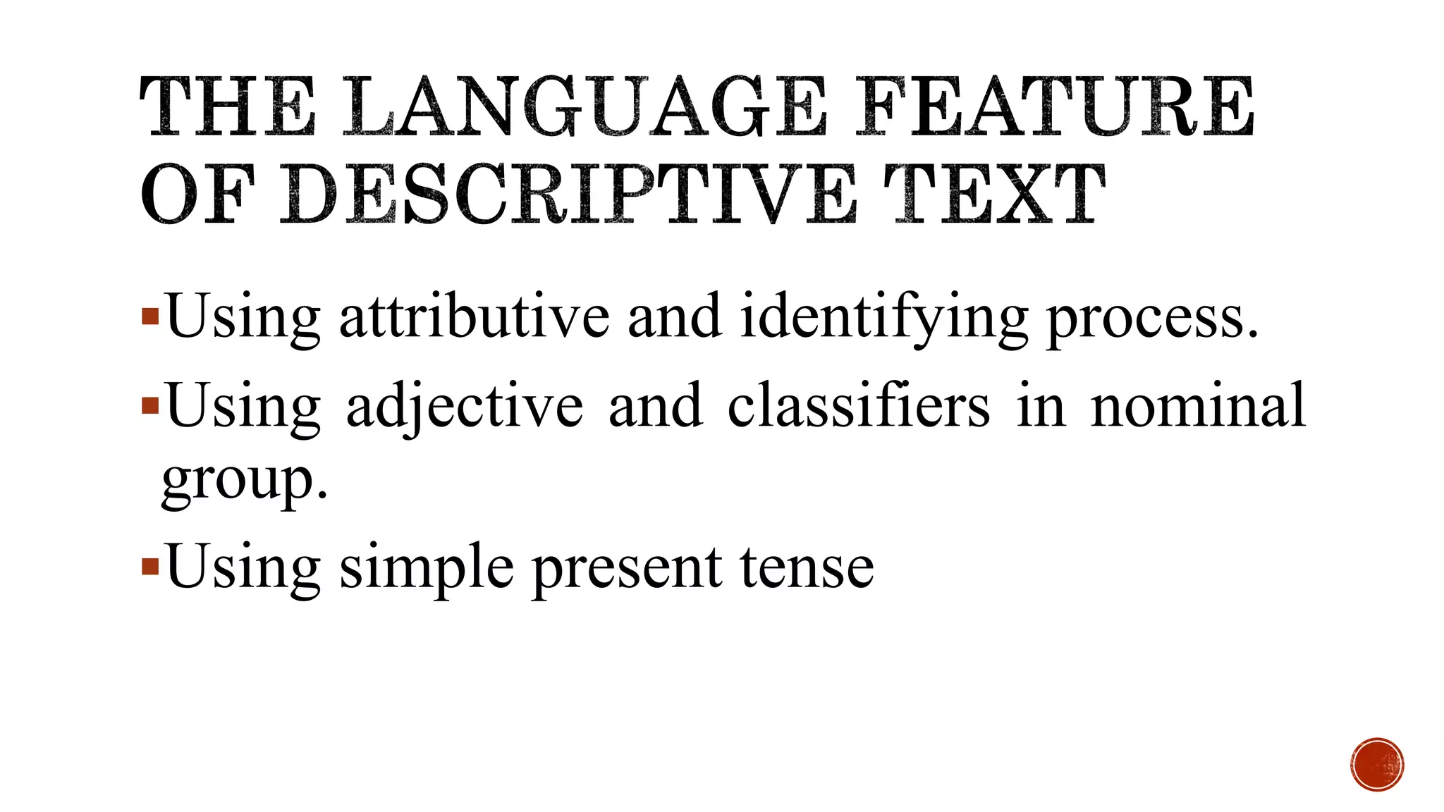 PPT DESCRIPTIVE TEXT | PPTX