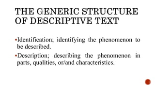 PPT DESCRIPTIVE TEXT | PPTX