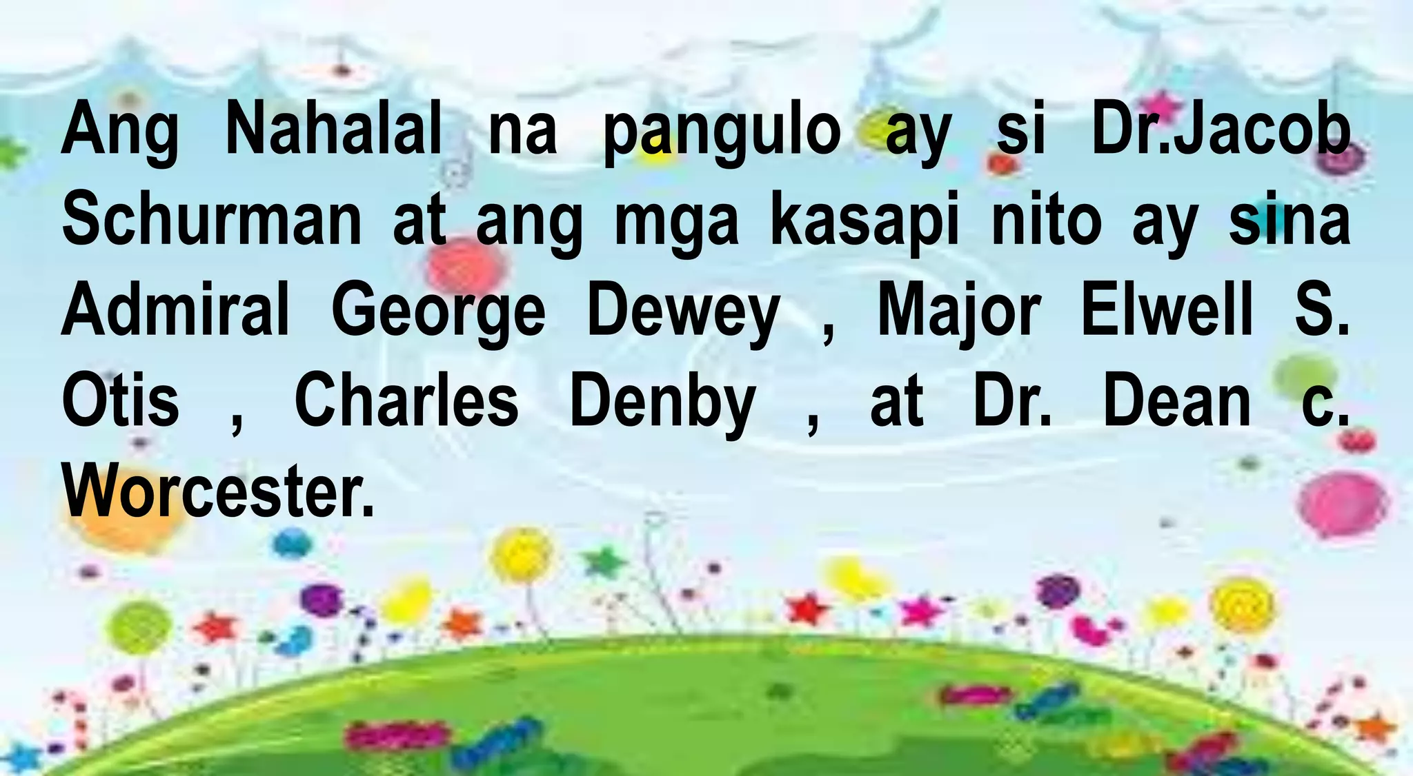 KOMISYONG-SCHURMAN-AP6-WEEK3 | PPTX