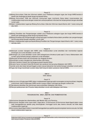 Komite akreditasi rumah sakit | DOCX