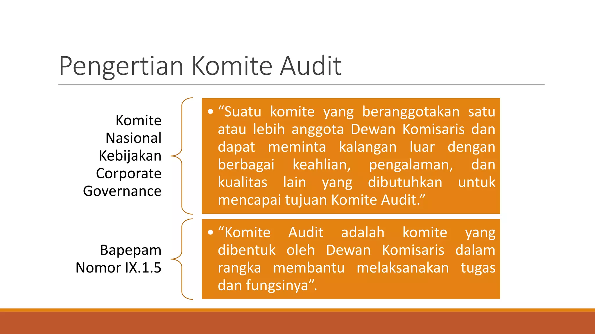 Komite Audit dan Komite Lainnya.pptx Komite Audit dan Komite Lainnya.pptx