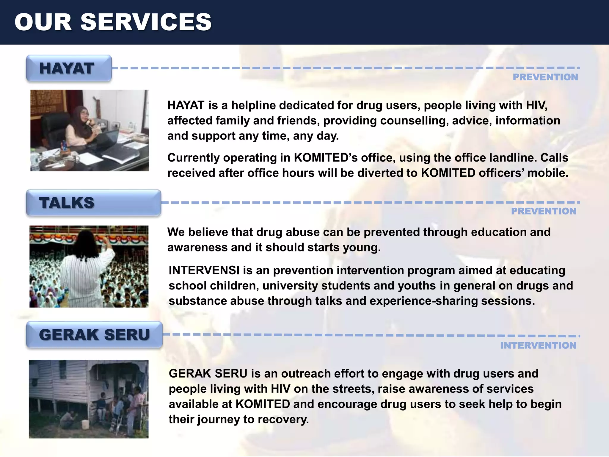 KOMITED MALAYSIA HELPLINE PROPOSAL | PPTX