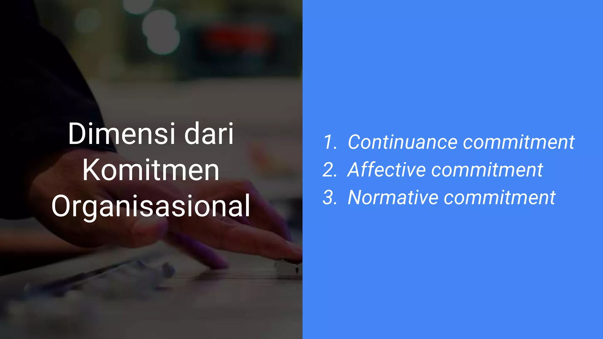 Komitmen organisasional_Sistem Pengendalian Manajemen | PPTX