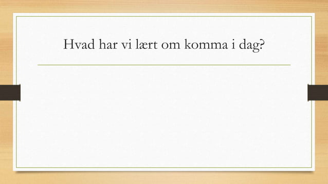 Komma 2 | PPTX