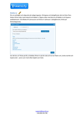 Komma igång med learnify snabbmanual | PDF | Technology & Computing
