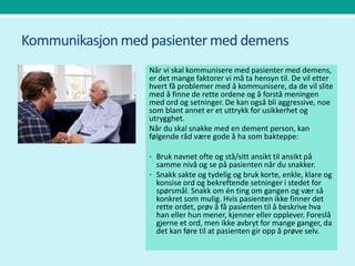 Kommunikasjon og samhandling | PPTX