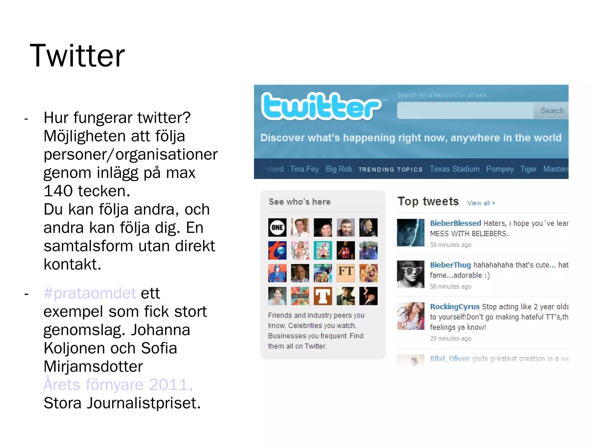 Kommunikation online - exempel & verktyg | PPT