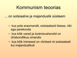 Kommunism | PPT