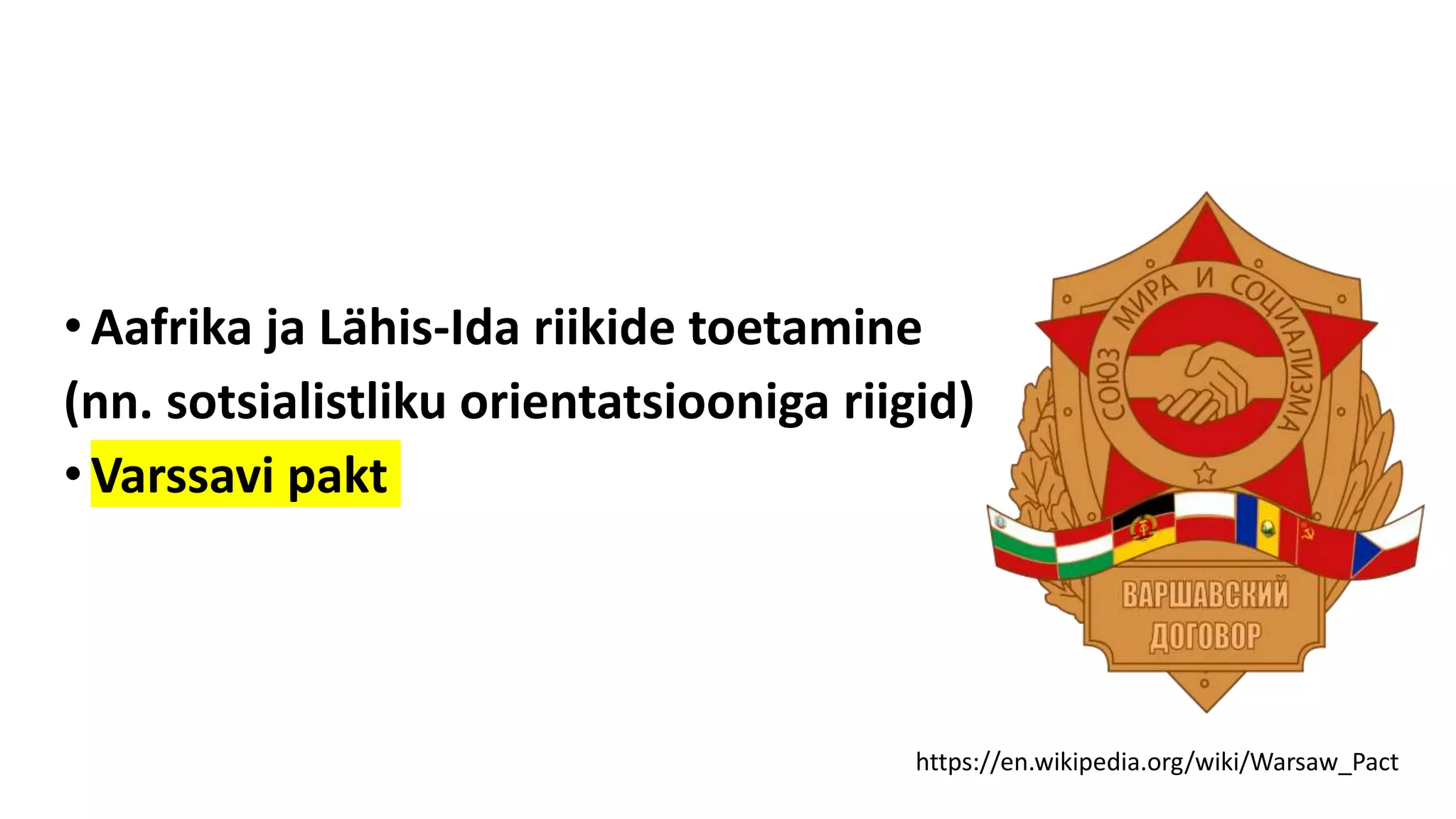 Kommunistliku systeemi teke ja p6hijooned | PPTX