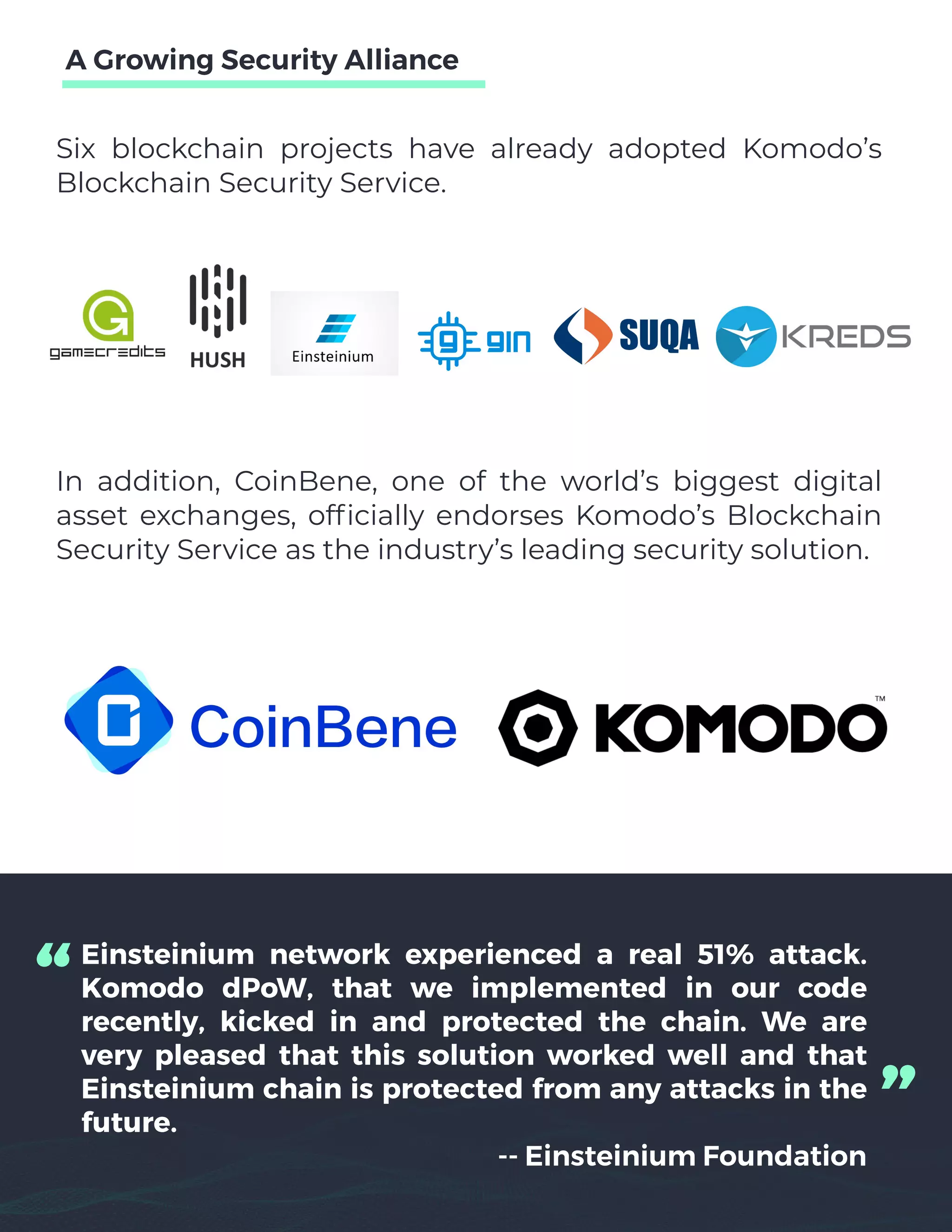 Komodo Blockchain Security Service Brochure | PDF | Internet | Computing