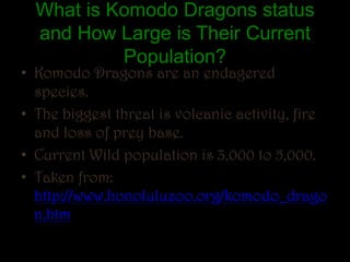 Komodo Dragon Inquiry | PPTX