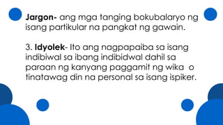 komUNIKASYON SA PANANALIKSIK H;;KHKLGJLB | PPTX