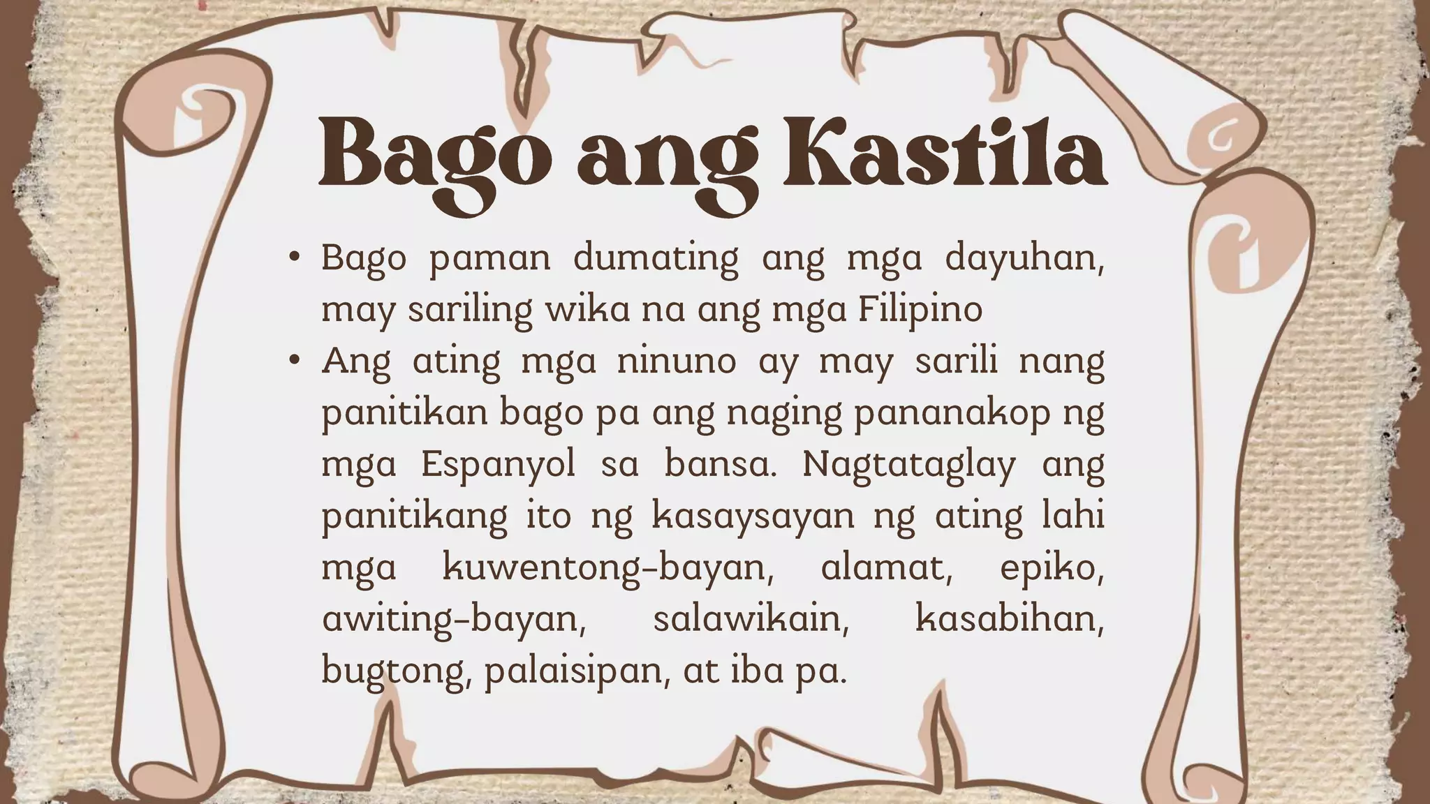 Kasaysayan ng wikang pambansa sa panahon ng Espanyol | PPTX