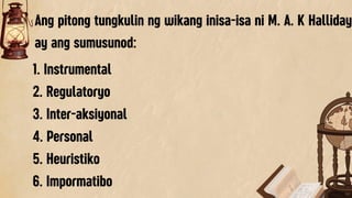 Komunikasyon sa Pagsasaliksik ng Wikang Filipino Presentation | PDF