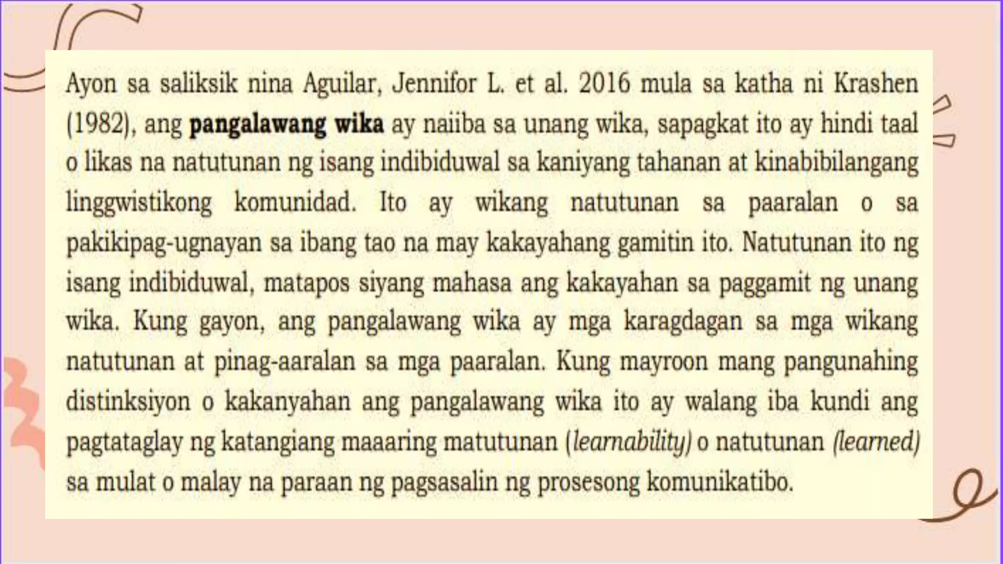 Gamit ng mga kaalaman sa Modernong Teknolohiya sa pag-unawa sa mga ...