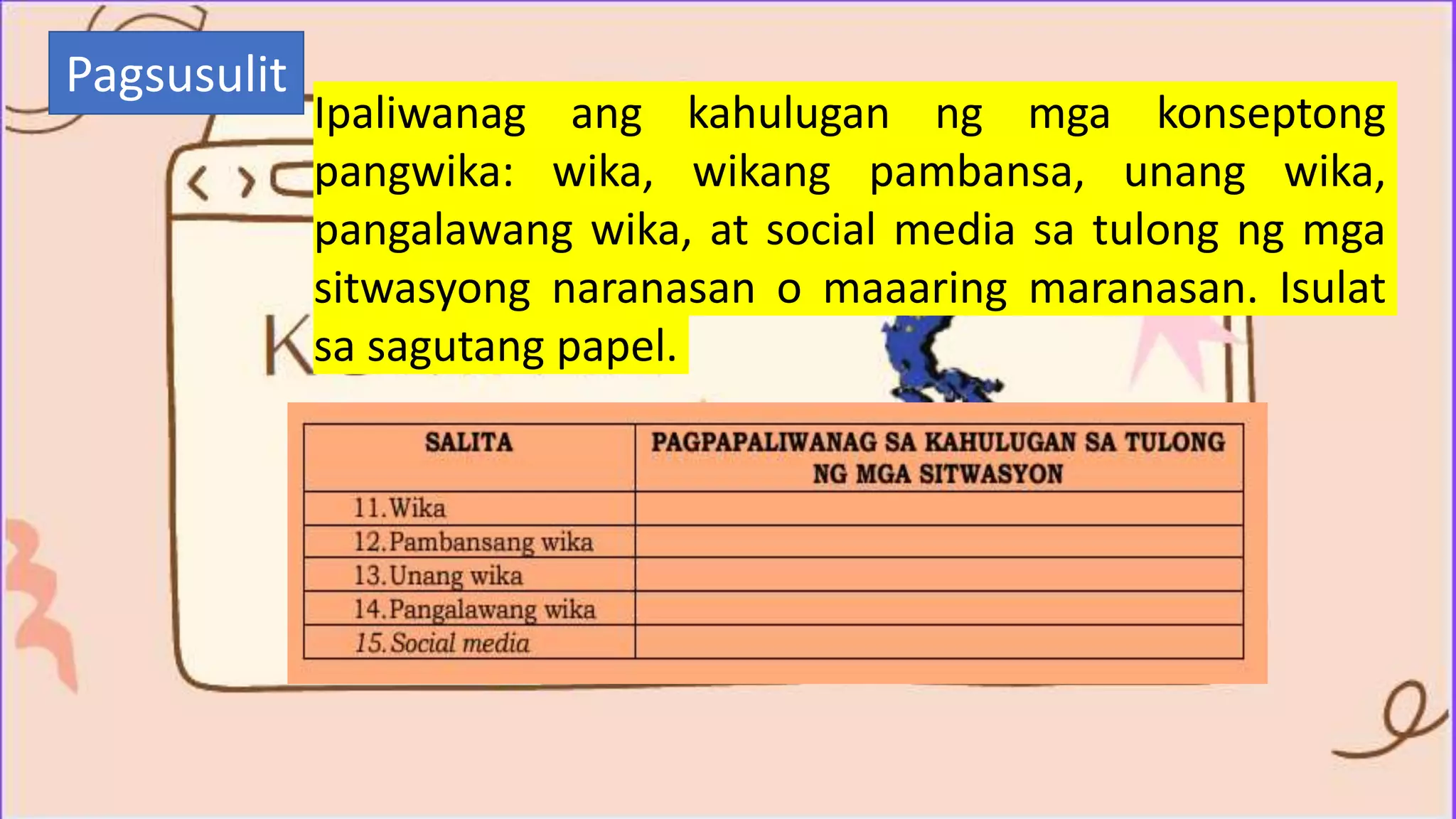 Gamit ng mga kaalaman sa Modernong Teknolohiya sa pag-unawa sa mga Konseptong Pangwika | PPTX
