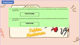 Gamit ng mga kaalaman sa Modernong Teknolohiya sa pag-unawa sa mga Konseptong Pangwika | PPTX