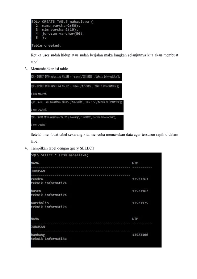 Modul Komparasi Locking Mechanism dan Deadlock Pada Oracle dan MySQL | PDF