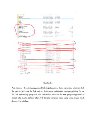Komparasi penggunaan physic file dan logical file pada MS Access dan MySQL | PDF