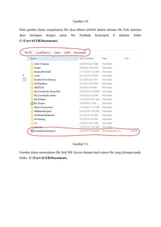 Komparasi penggunaan physic file dan logical file pada MS Access dan MySQL | PDF