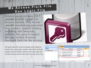 Komparasi penggunaan physic file dan logical file | PPT