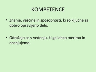 kompetence | PPT