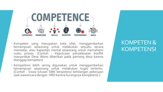 Kompetensi dan Pelaksanaan Evaluasi Kinerja | PPTX