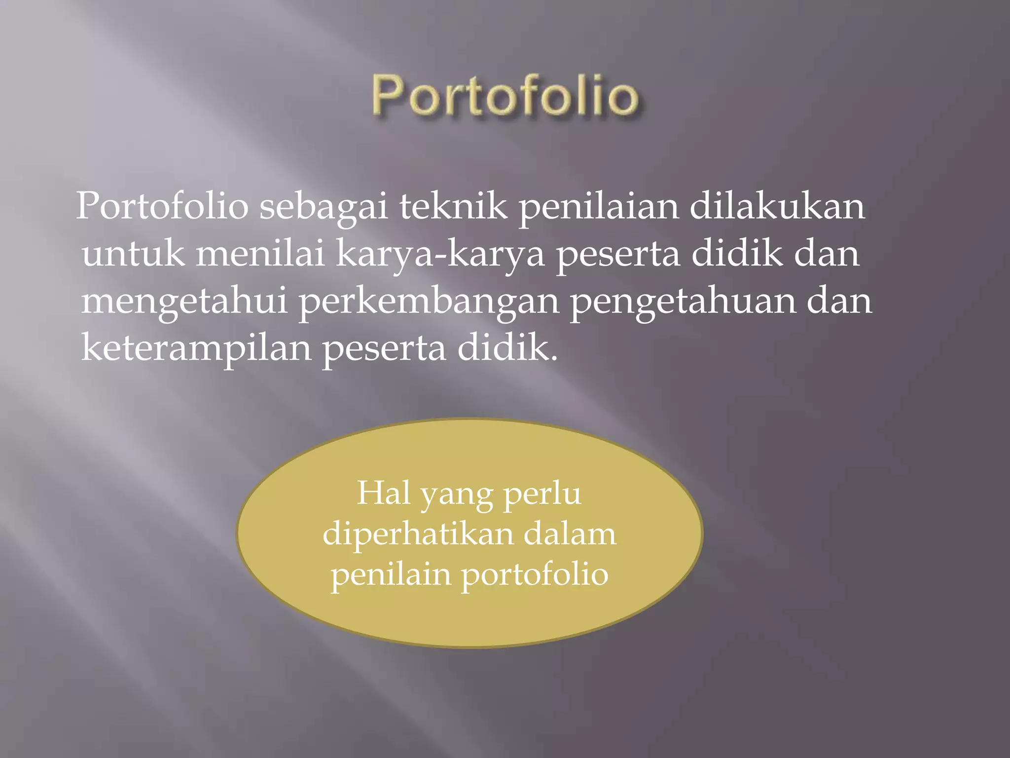 Kompetensi dan teknik penilaian | PPTX