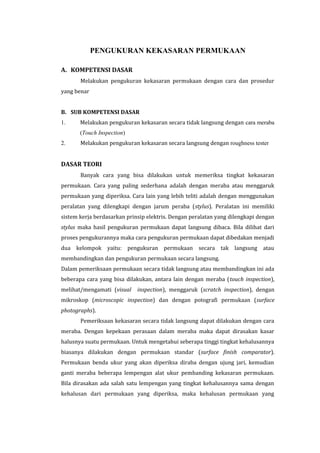 Kompetensi dasar kekasaran angle dekkor | DOC