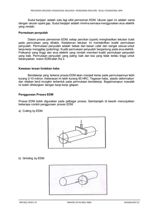 Kompetensi kp mpi 602.01 cnc edm die sinker | DOCX