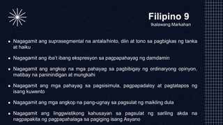 Kompetensi ng Gramatika at Pananaliksik sa Filipino (JHS) | PPTX