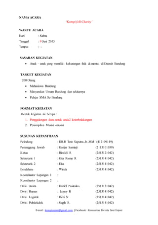 Kompi charity | DOCX