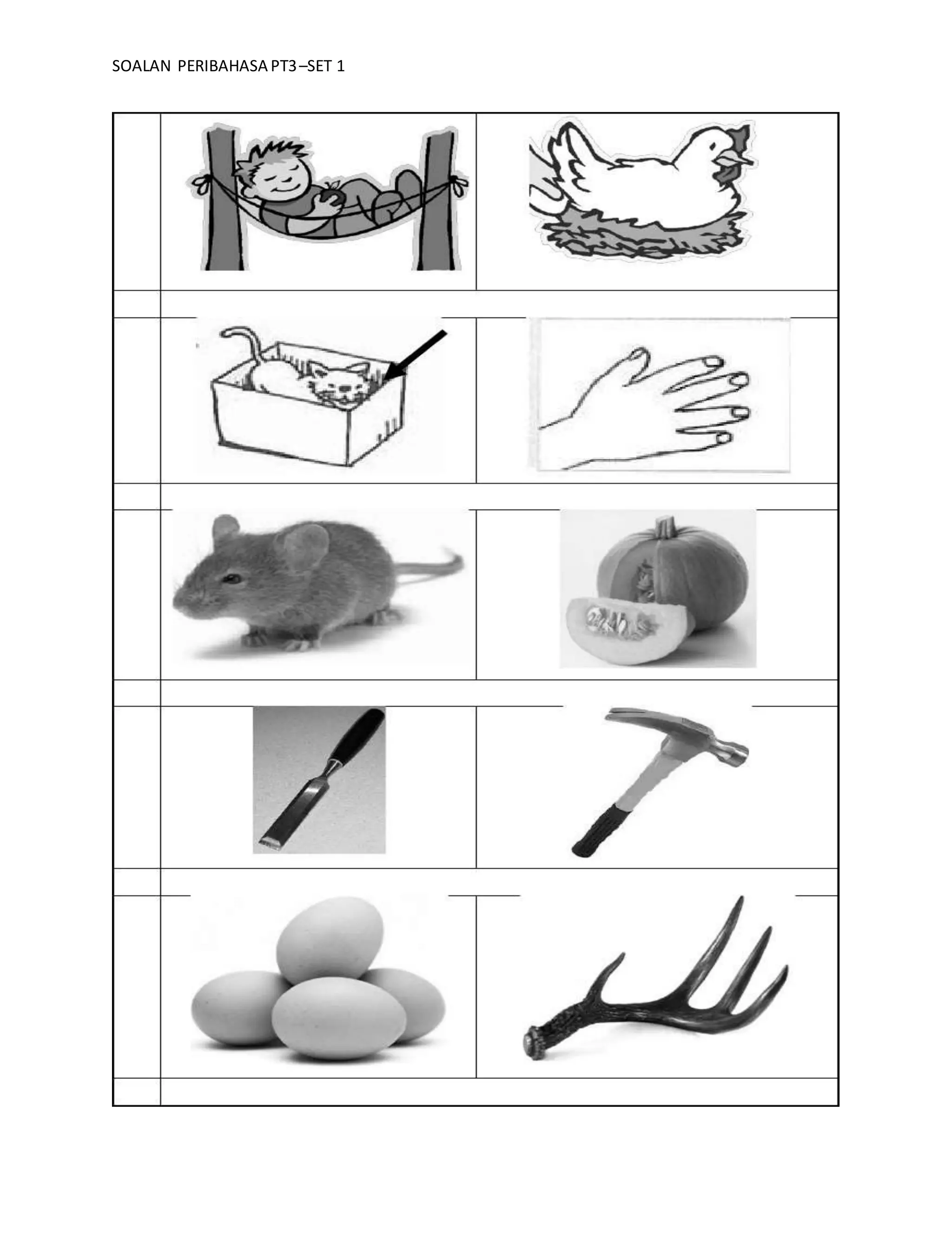 Kompilasi soalan peribahasa pt3 | DOCX