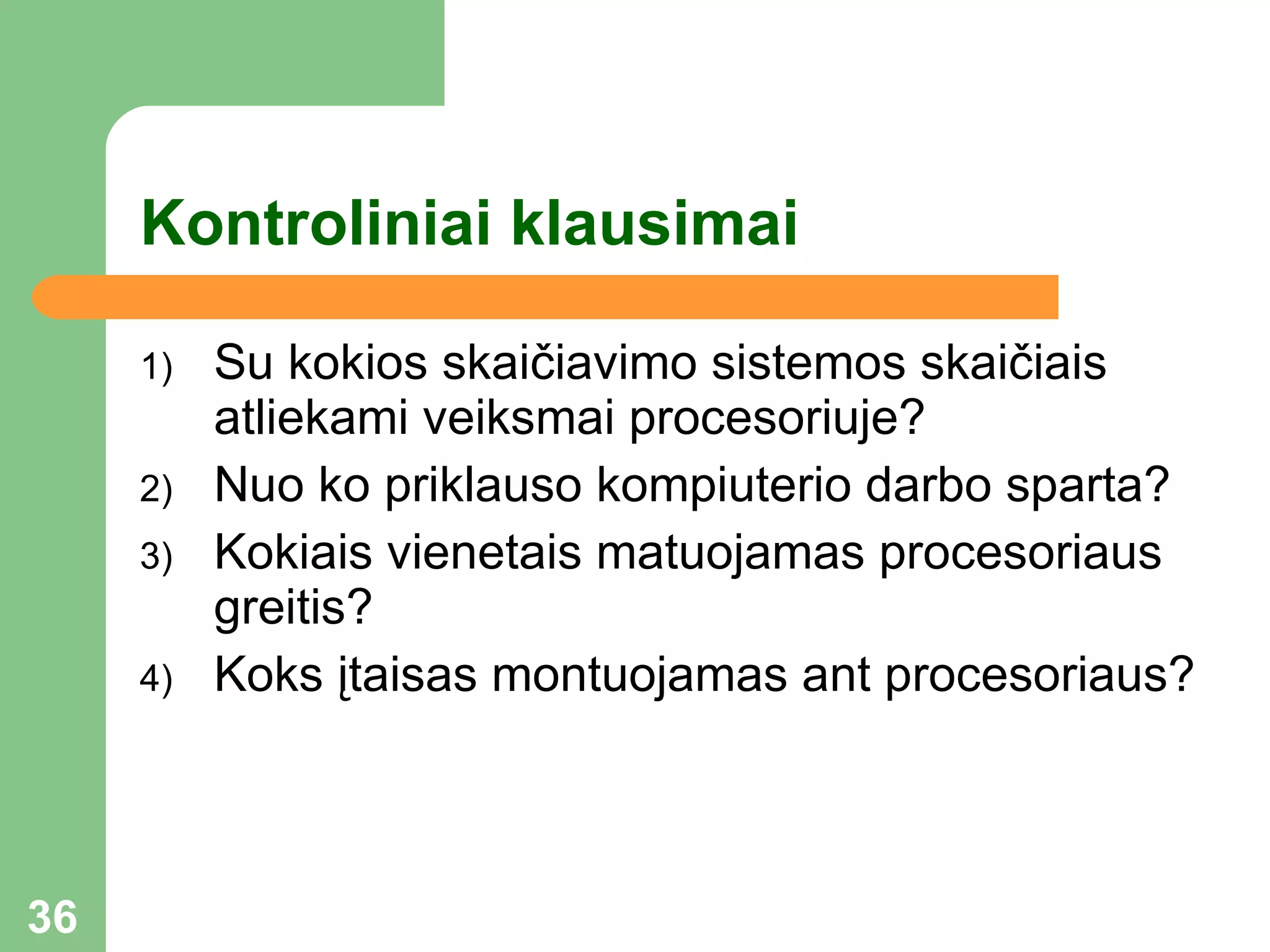 Kompiuterio sandara. Kursai.tinklas.lt