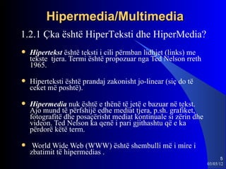 Kompjuterika multimediale 1 | PPT