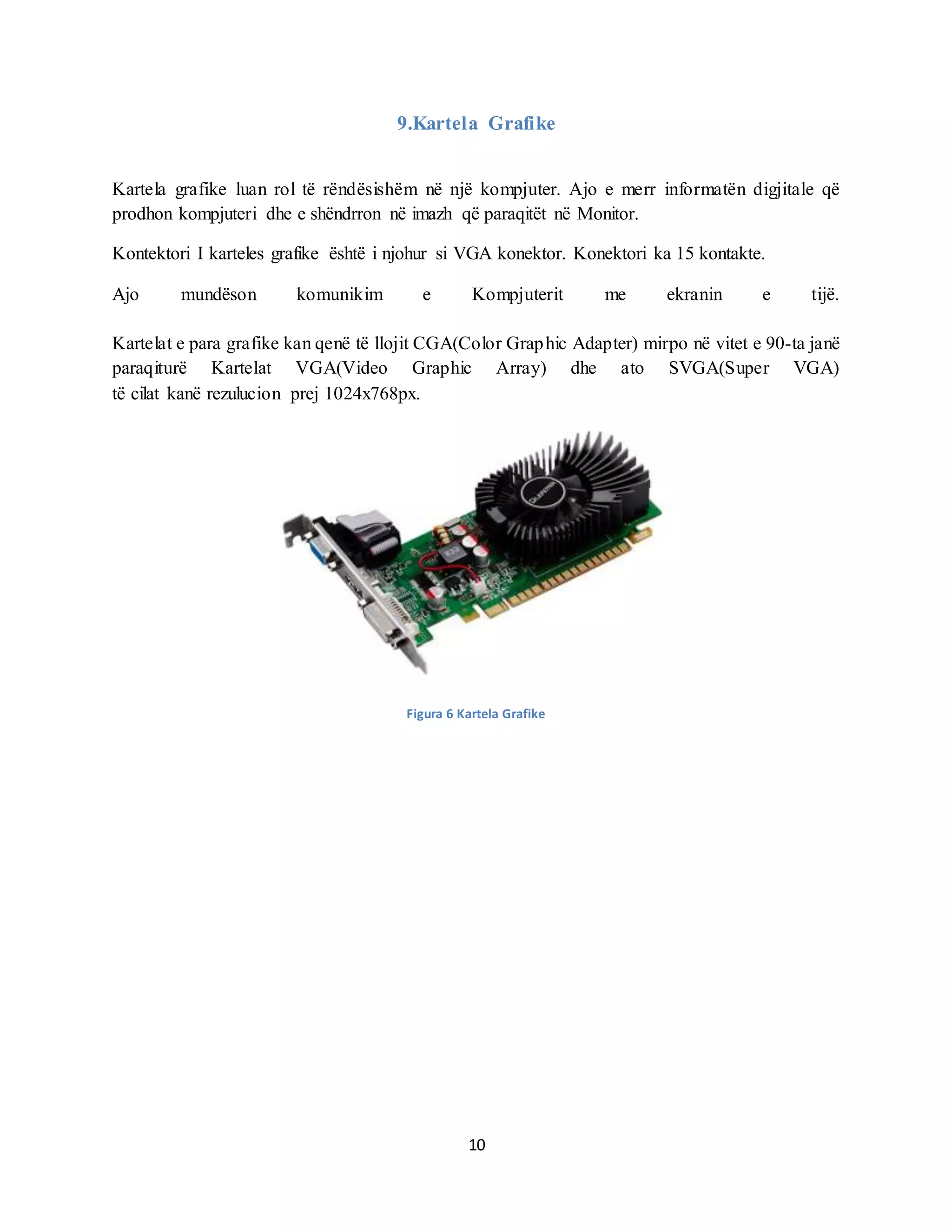 Kompjuteri, Historiku i tij dhe pjeset harduerike te tij ( CPU ...