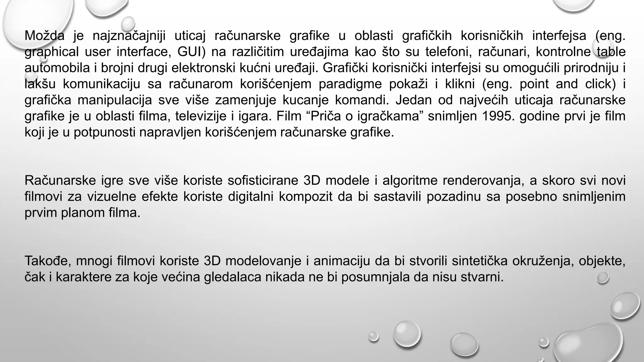 Kompjuterska grafika | PPT