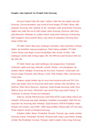 Komplek Amin Supriyadi Liu Menjadi Tarik Karawang.docx