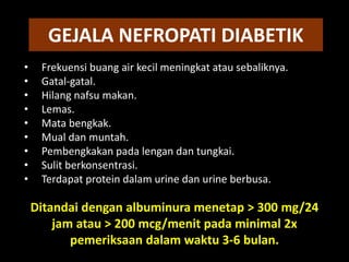 Komplikasi dm by dr gabriella | PPTX