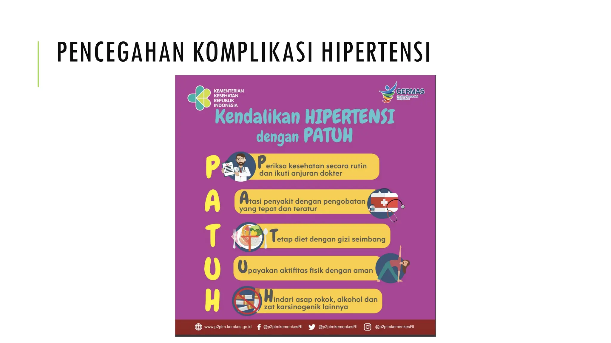 Komplikasi DM dan hipertensi dalam integrasi pelayanan kesehatan | PPTX