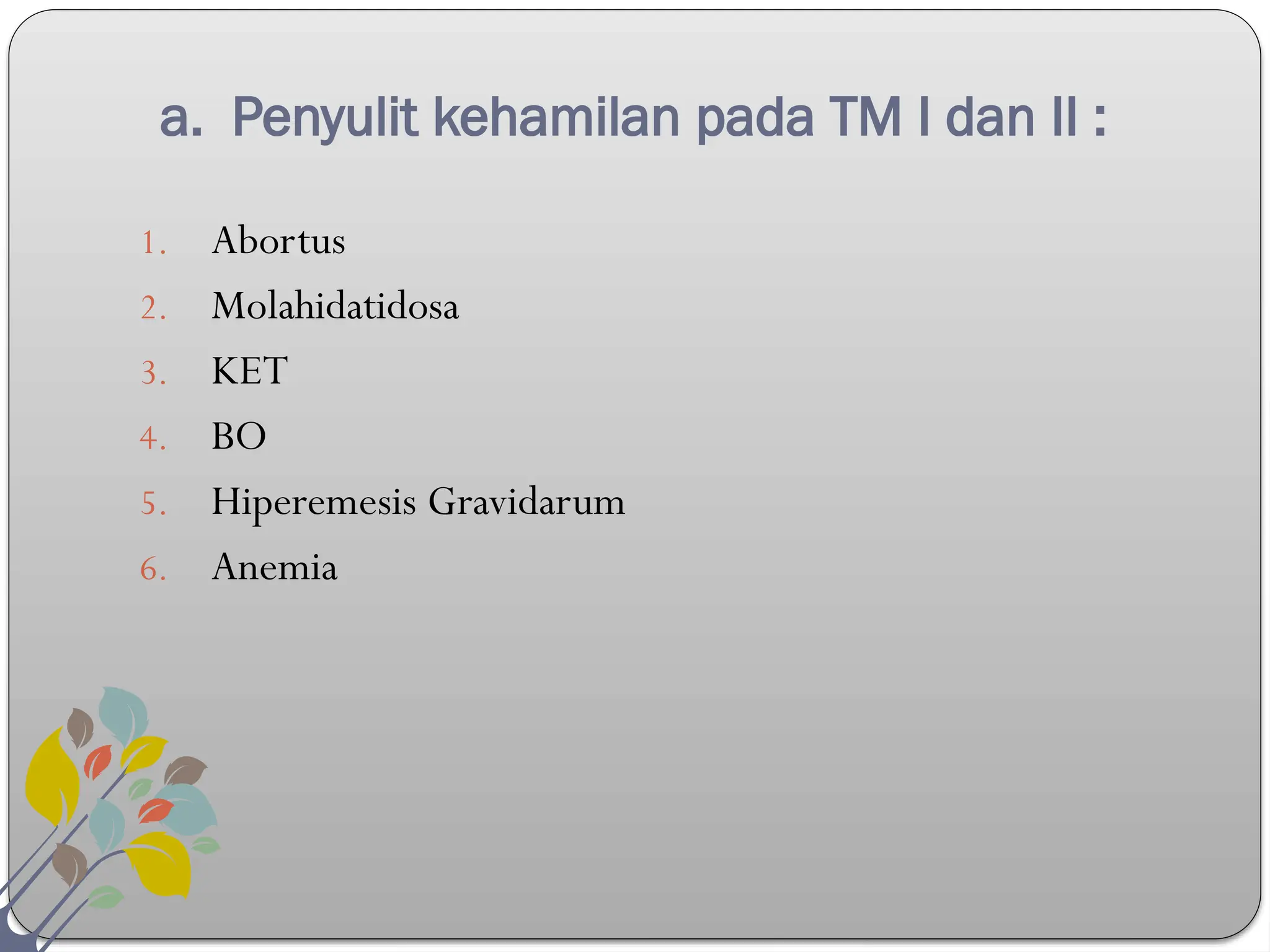 KOMPLIKASI KOMPLIKASI DALAM KEHAMILAN .pptx