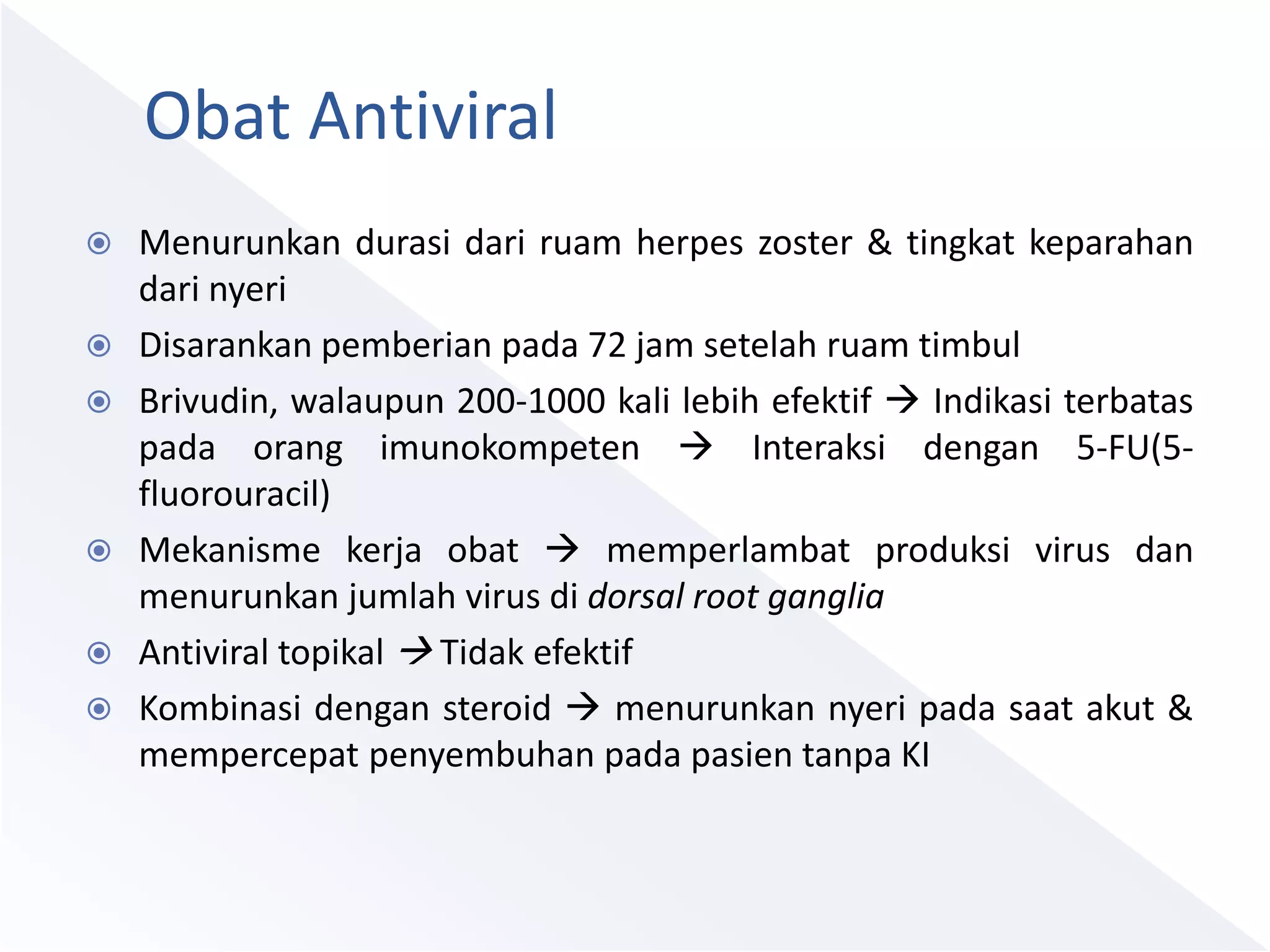 Komplikasi oral dari infeksi herpes zoster | PPT
