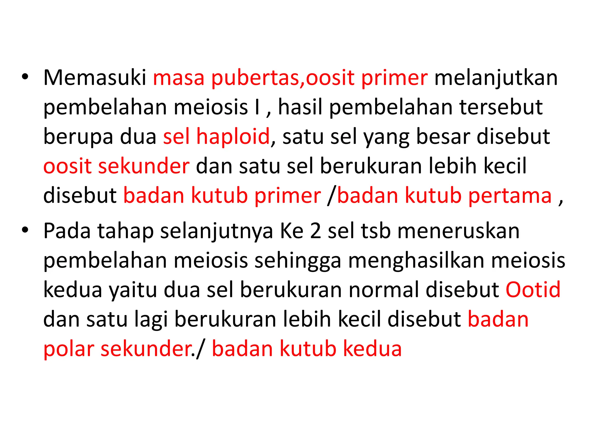 KOMPLIT OOGENESIS DAN SPERMATOGENESIS.pptx