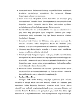 Faktor Penunjang Keberhasilan dan Penghambat Kampanye | DOCX