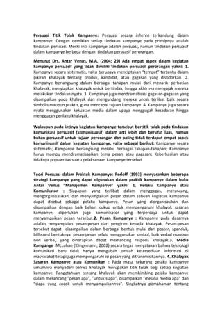 “Persuasi Sebagai Landasan Kampanye” | DOCX
